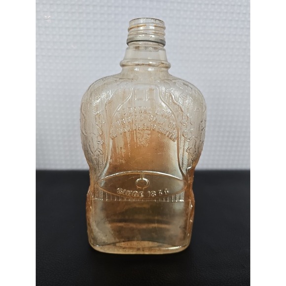 Source Unknown | Art | Vintage Golden Wedding Carnival Glass Whiskey ...